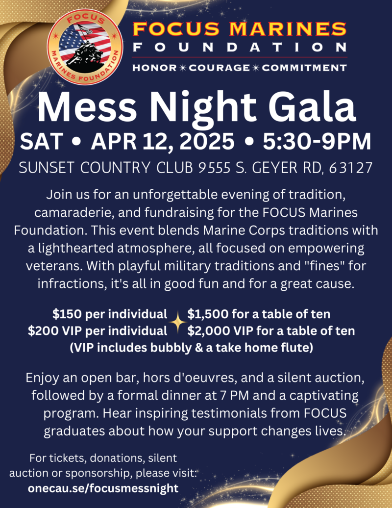 Mess Night Gala - April 12th, 2025 - Focus Marines Foundation